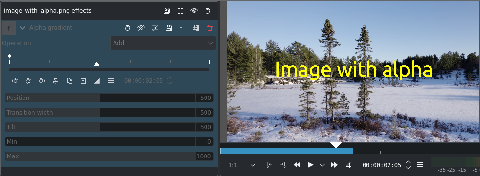 Přechod v alfa kanálu — Dokumentace pro Kdenlive Manual 24.05