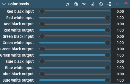 Color Levels — Kdenlive Manual 25.08 documentation